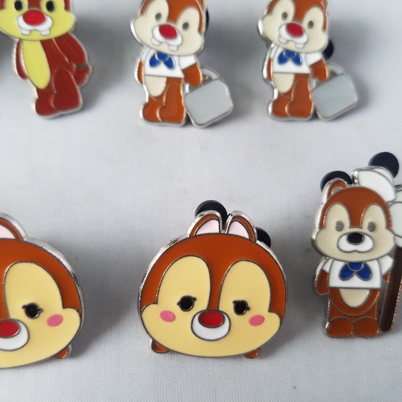 Disney | Other | Disney Trading Pins Official Chip Dale Lot Of 8 | Poshmark
